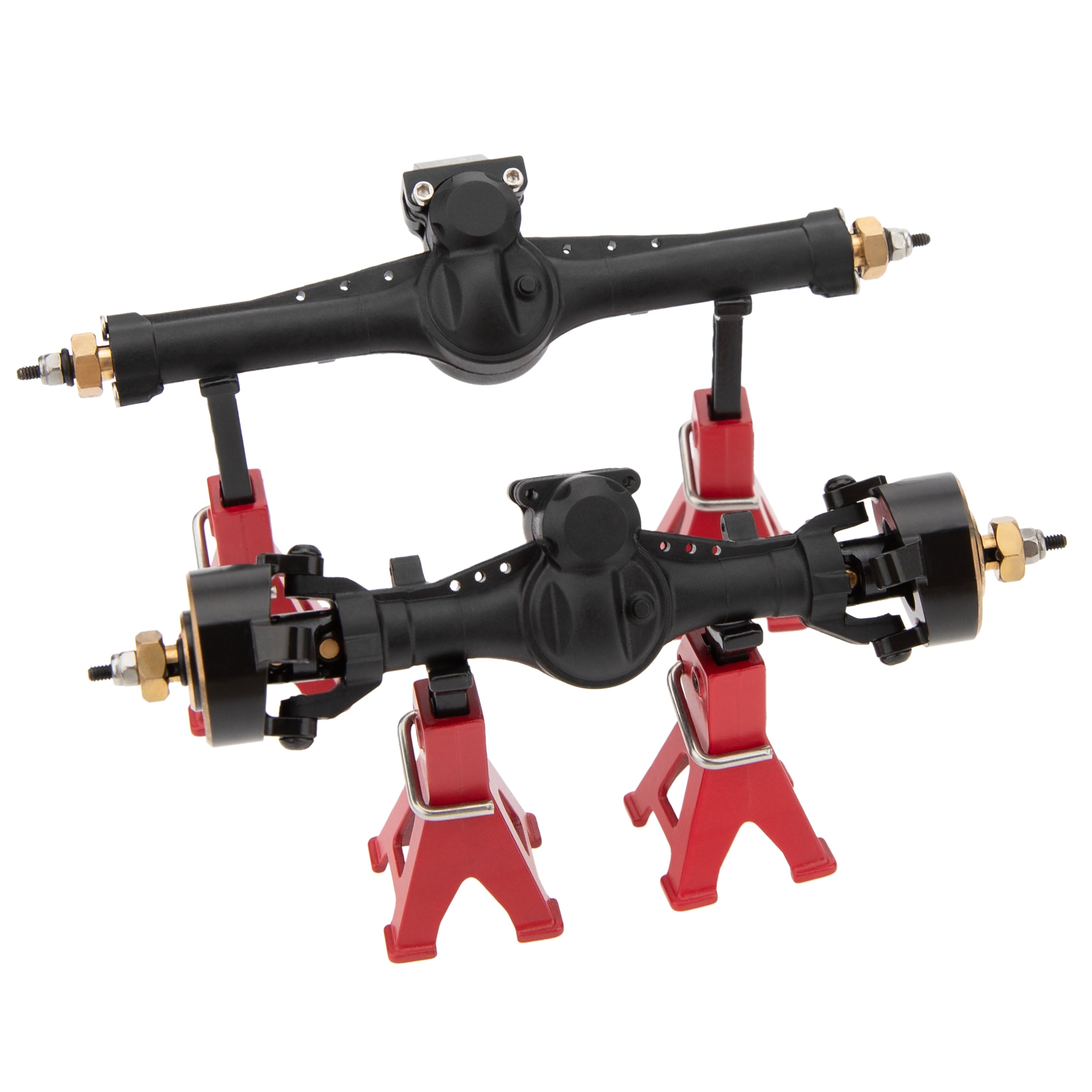 MEUS Racing SCX24 Nylon V2 Isokinetic Front Rear Axles 3-Section CVD W