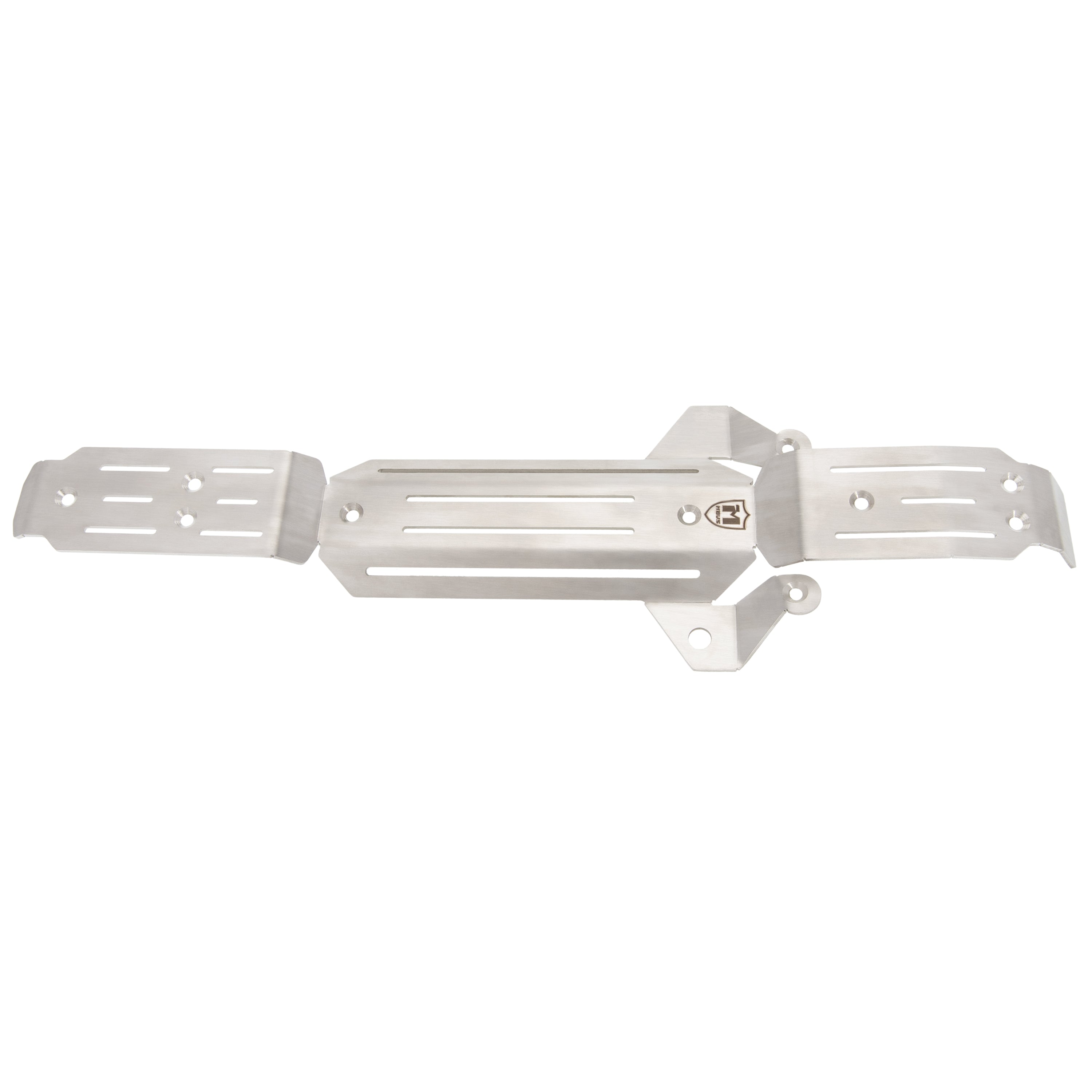 MEUS Racing Stainless Steel Chassis Armor Set Skid Plate Guard for Tra