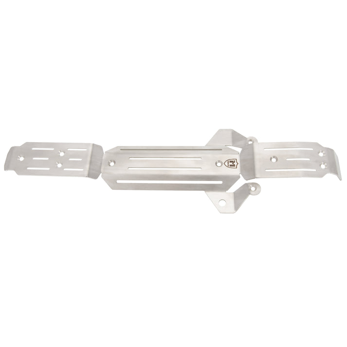 MEUS Racing Stainless Steel Chassis Armor Set Skid Plate Guard for Tra