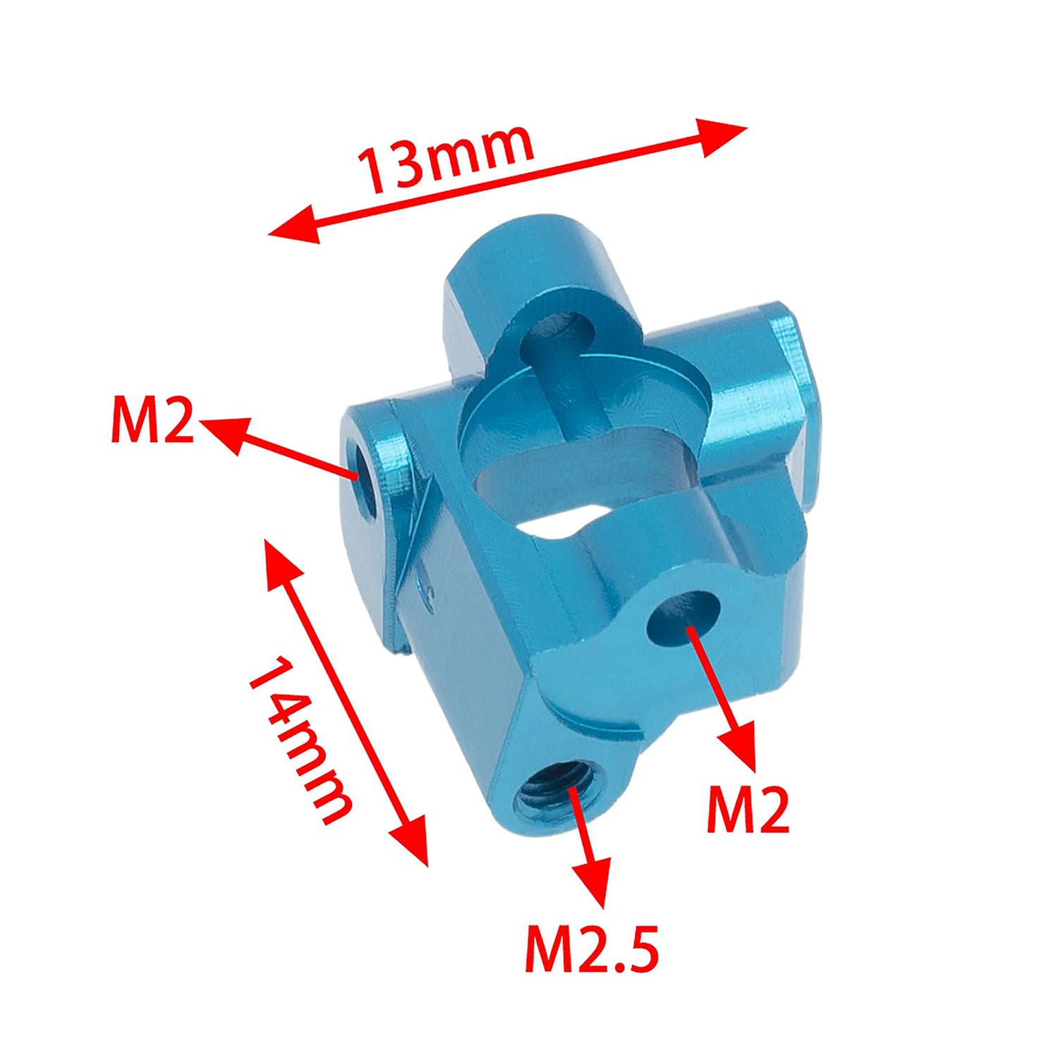 MEUS Racing Aluminum Alloy CNC Steering Knuckle C-Hubs Bellcranks Set