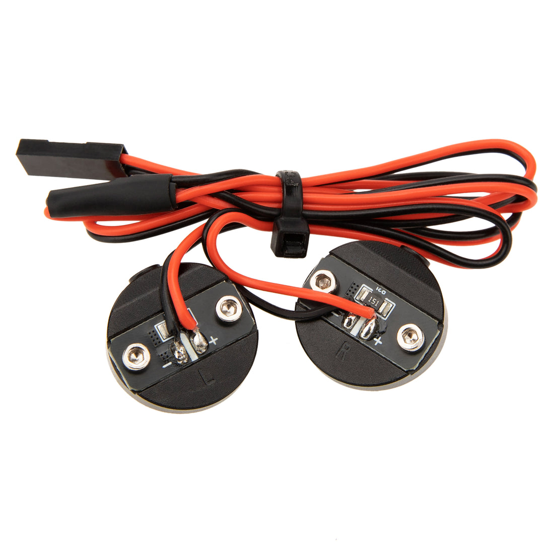 MEUS Racing RC LED Headlight Hood Spotlight For 1/10 Vanquish H10 Optic