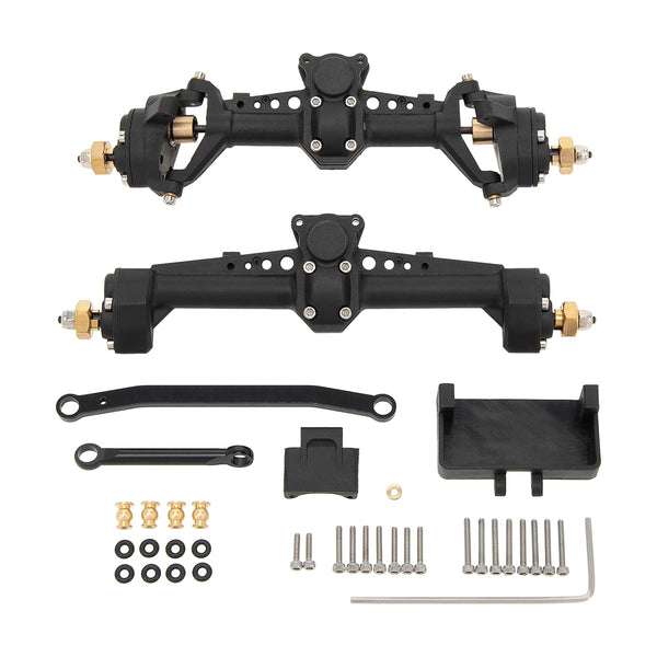Scx10 Axles Plastic Nylon + Brass Portal Axle Front And Rear Axles With ...