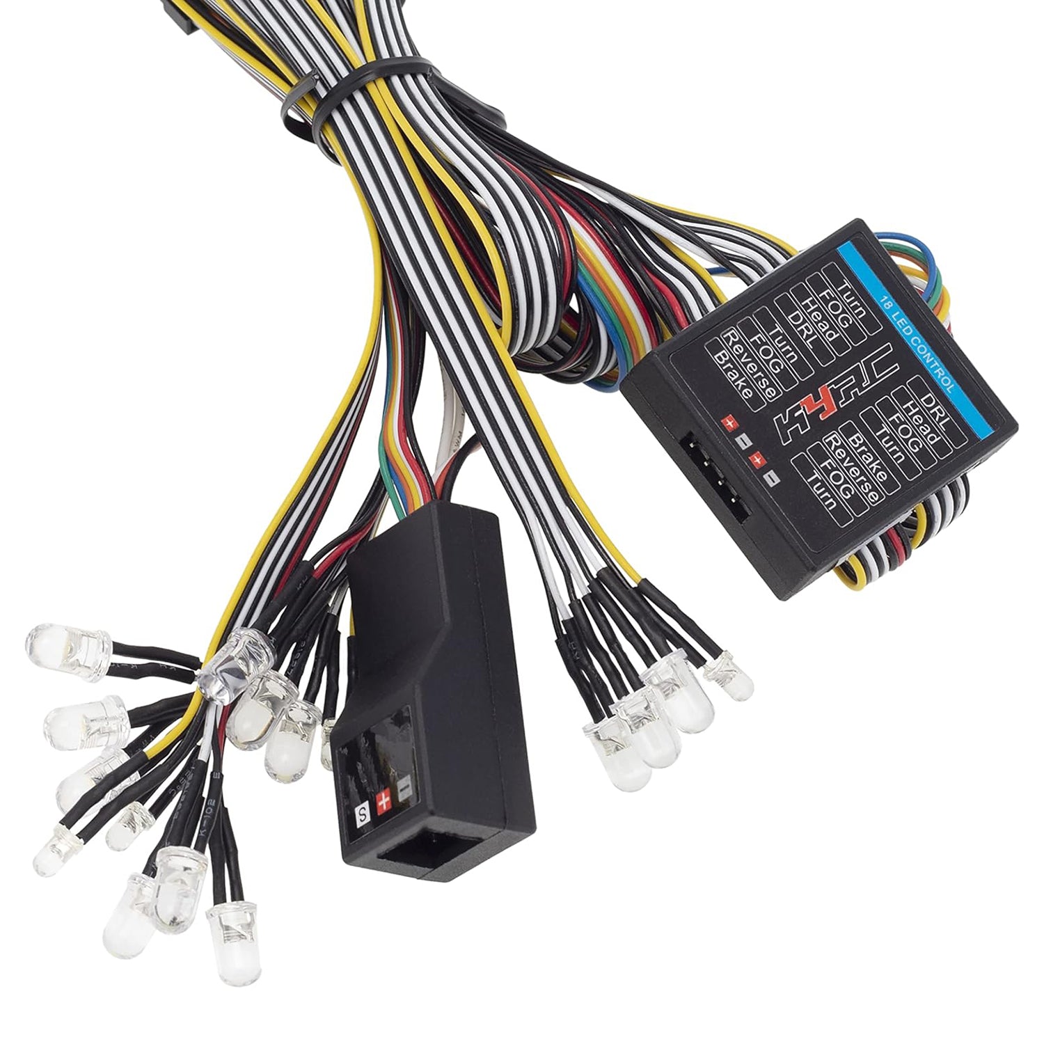 MEUS Racing Simulation Climbing Car Control Lights Model Car 14 Lights