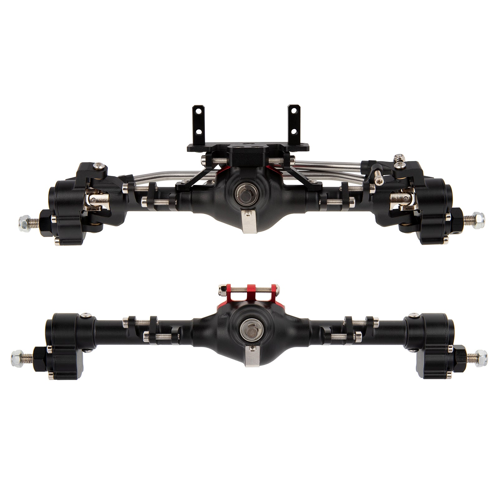 MEUS Racing Metal SCX10 Axles Front and Rear Portal Axles for Axial SC