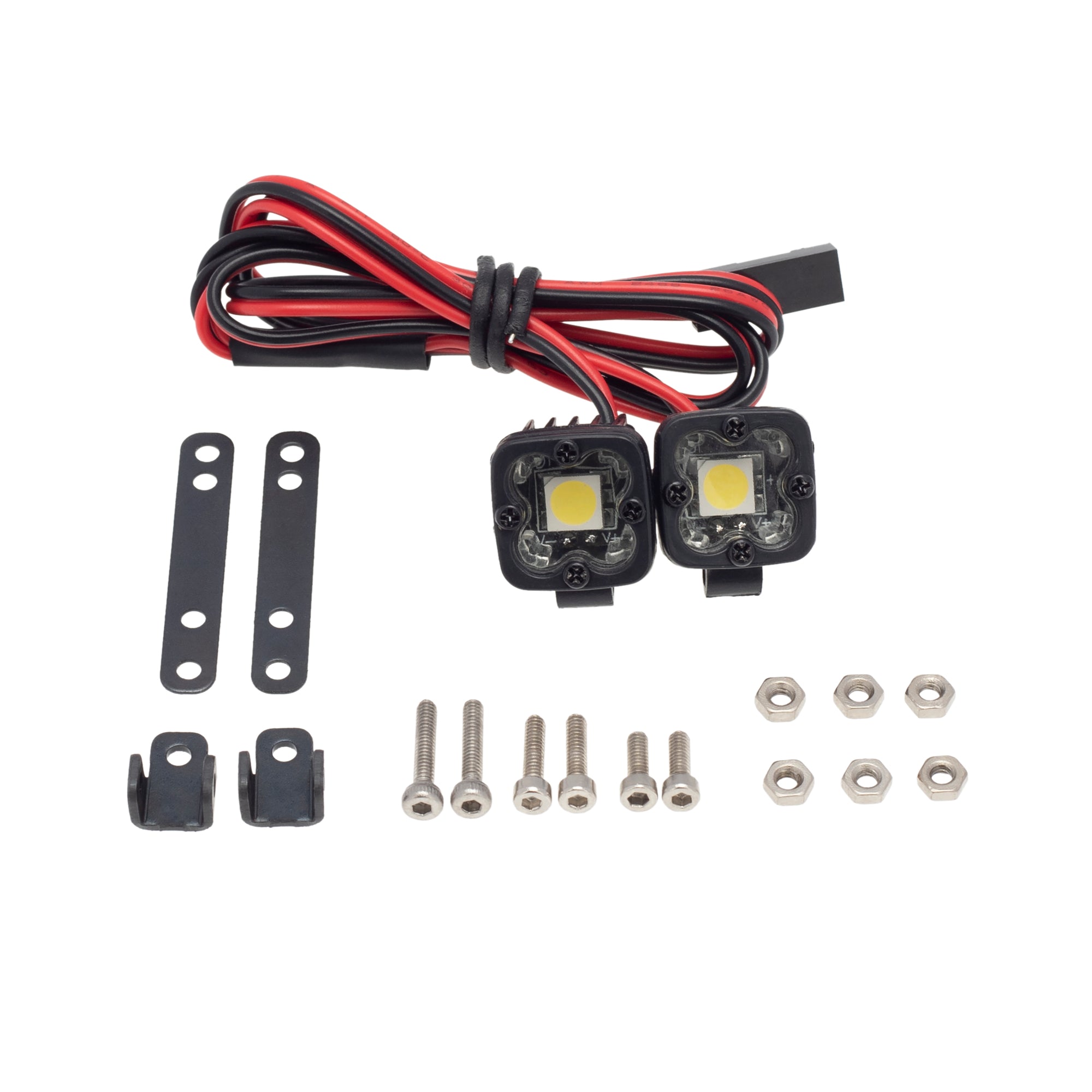 MEUS Racing Lights LED Headlight Bumper Light for SCX10 TRX4 TRX6 Gen8