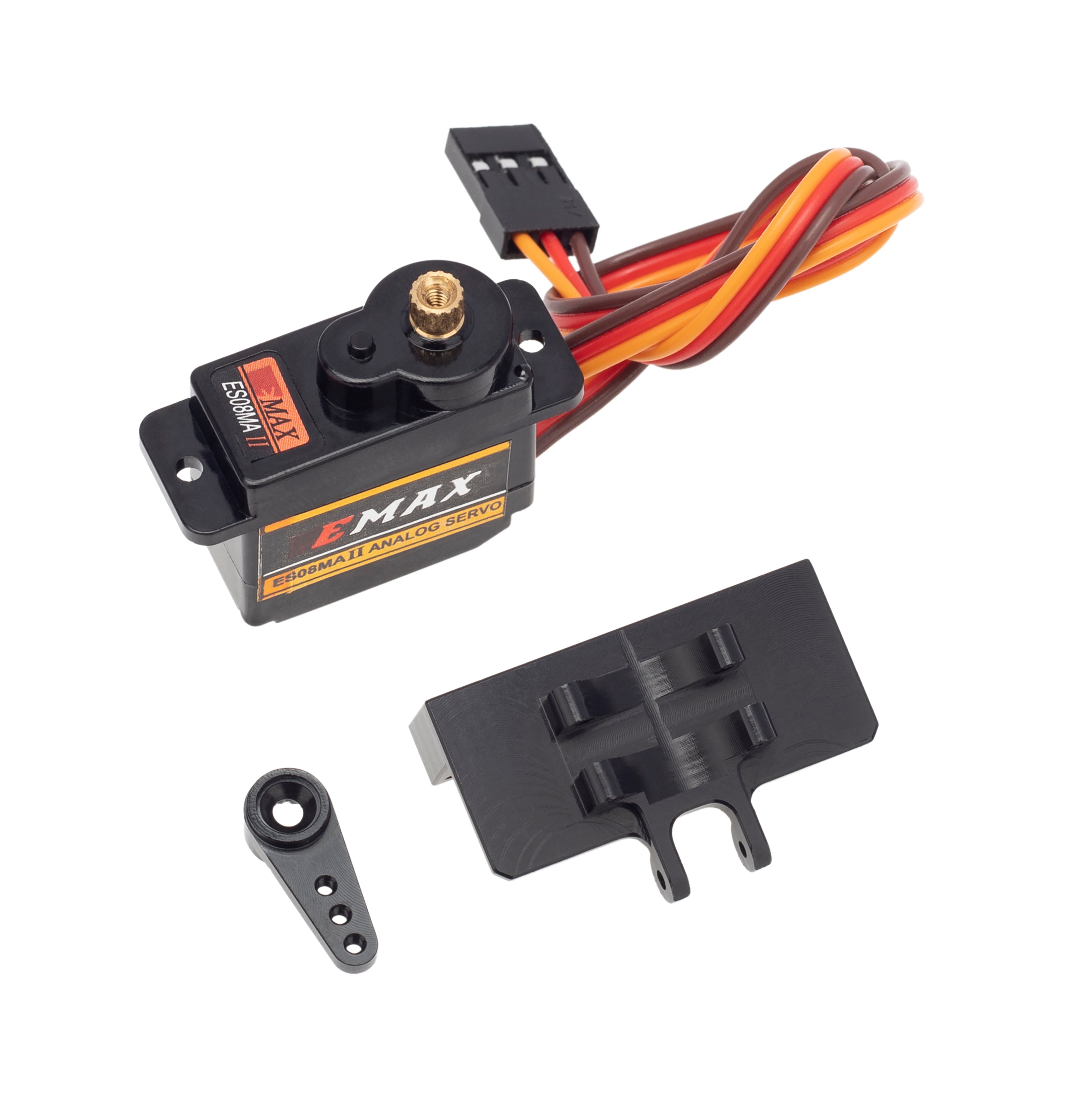 Meus Racing ES08MA II Servo/Servo Mount/Servo Arm Set for SCX24