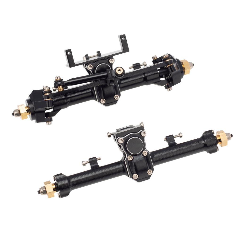 Meus Racing 1/24 RC Crawler Car CNC Aluminum Front and Rear Axle for ...