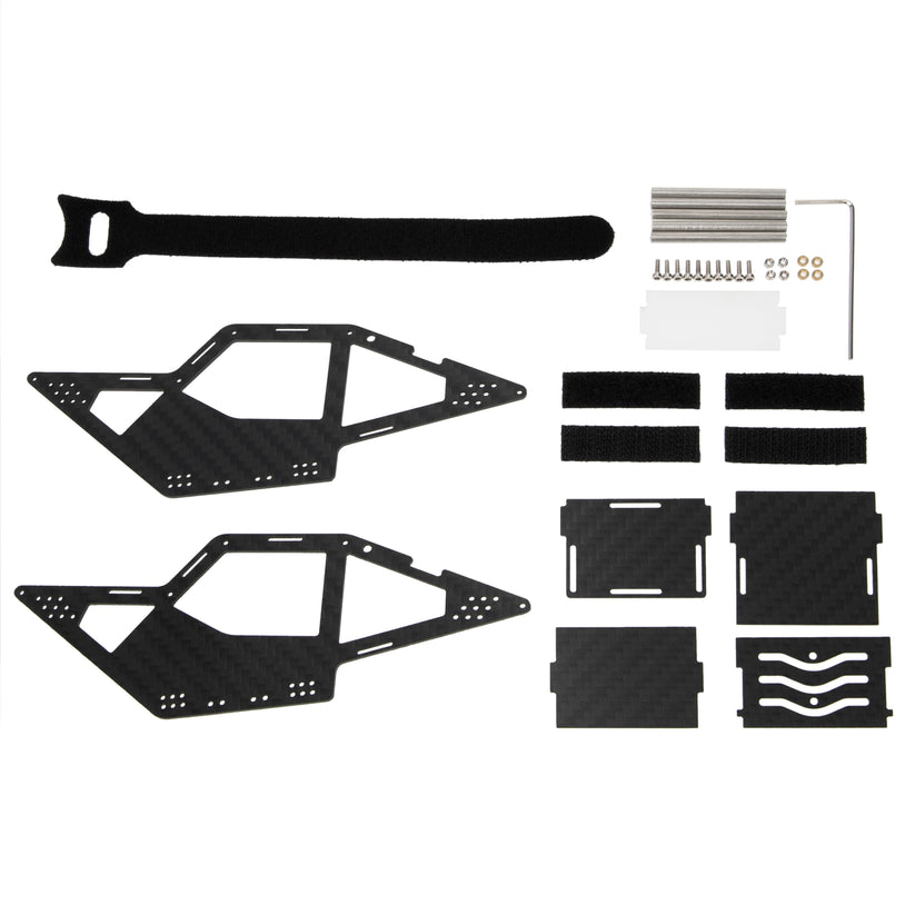 Meus Racing 1/24 Carbon Fiber Cage Body Shell for SCX24 C10 JLU Ford B