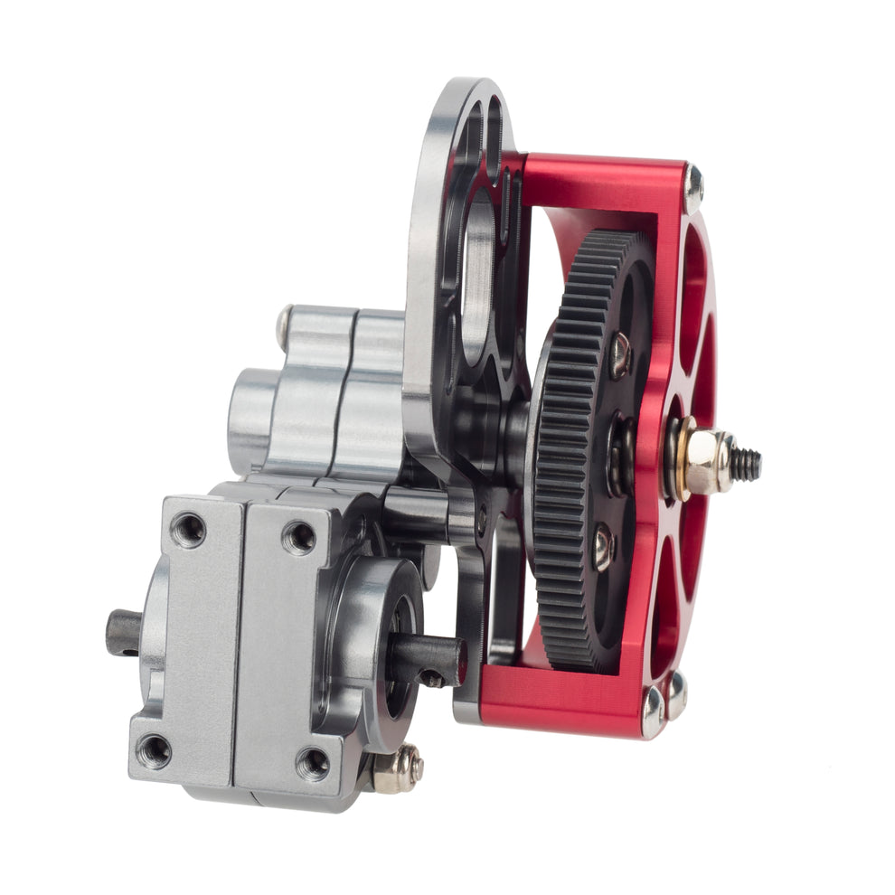 Meus Racing Metal Transmission Gearbox Case with Gear Complete for 1/1