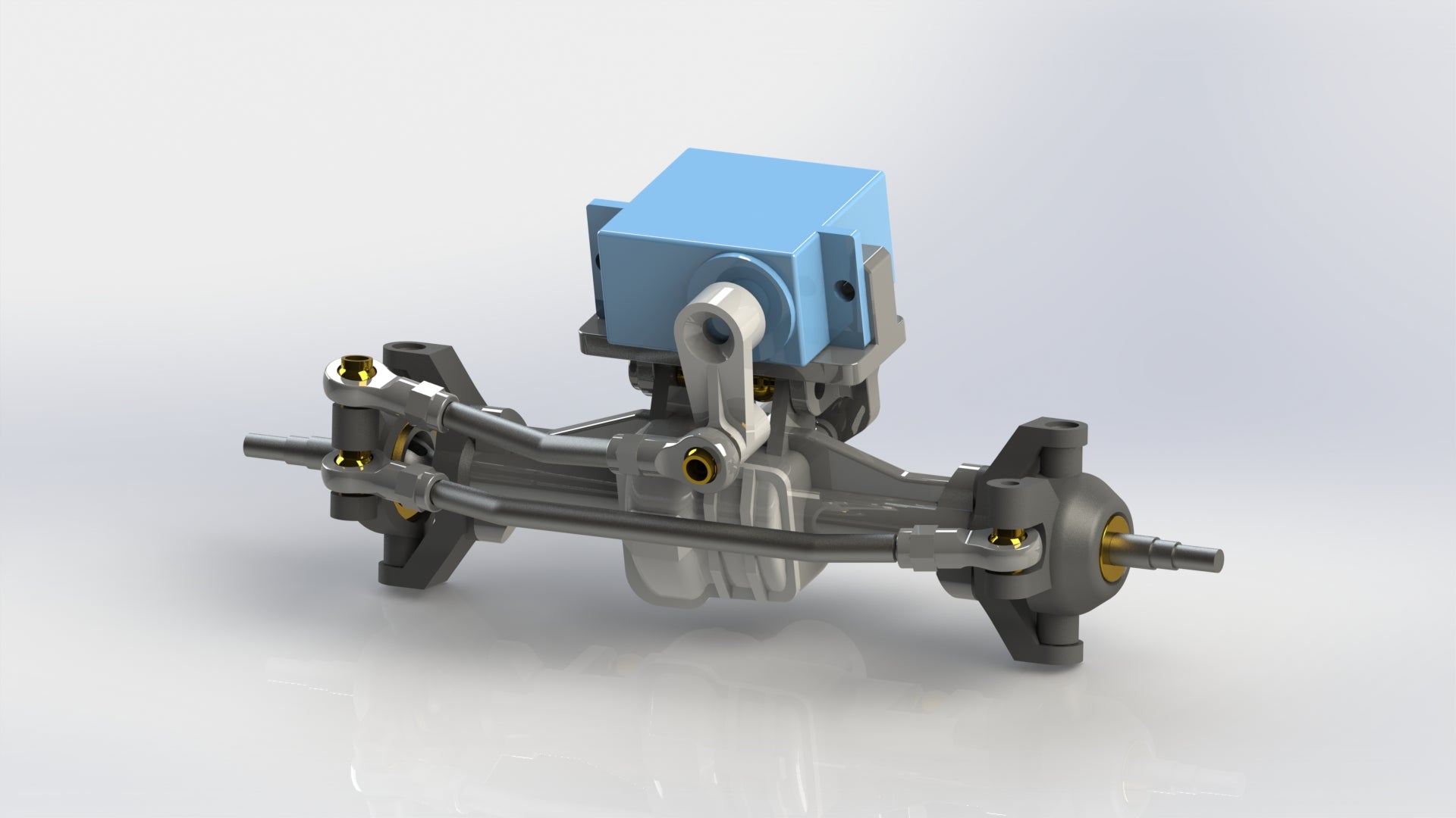 Meus Racing Aluminum Transverse Servo Mount Refit Stainless Steel Stee