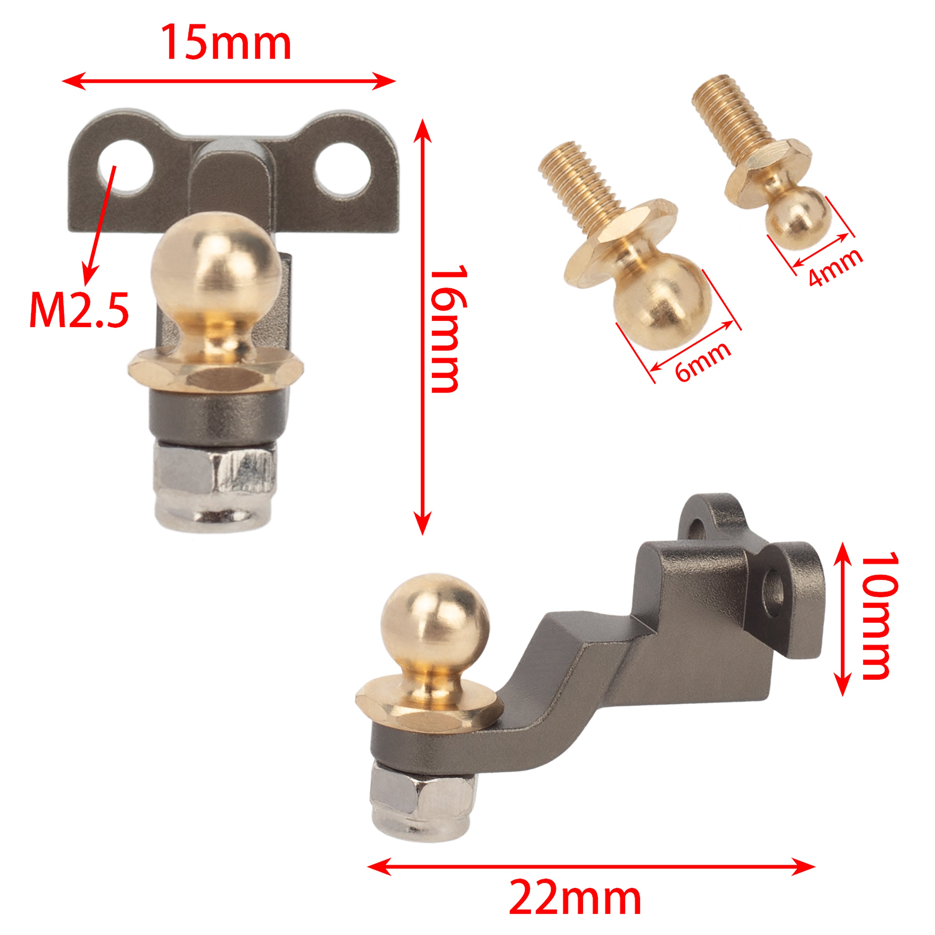 MEUS RACING Aaluminum&Brass Tow Hook Drop Hitch Receiver Trailer Hitch