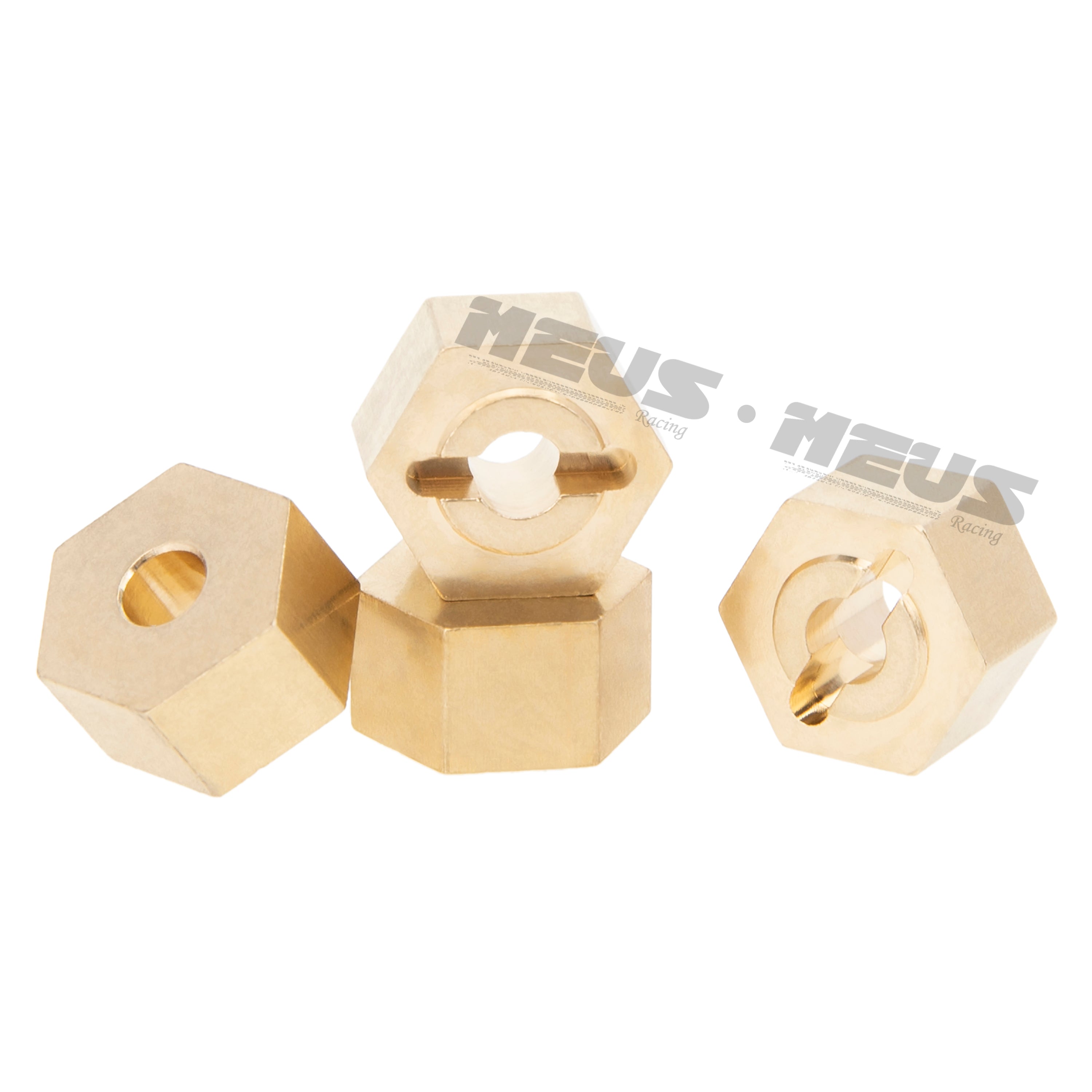 Meus Racing Brass Wheel Hex Hub Adapter Steel Universals Front Rear St
